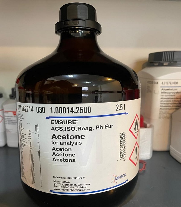 استون مرک با کد 100014 و CAS number 67-64-1 - زرین فرتاک شیمی